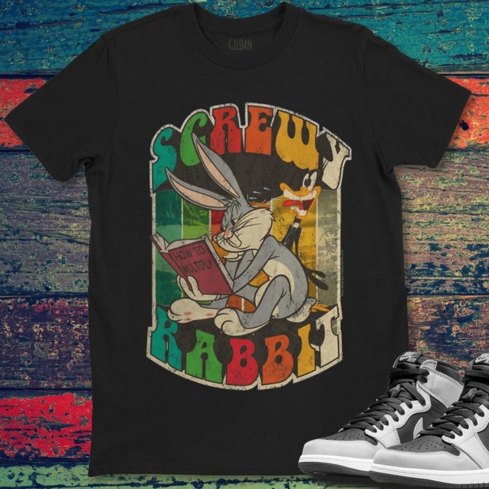 Looney Tunes Bugs Bunny Screwy Rabbit Disney Unisex T Gem